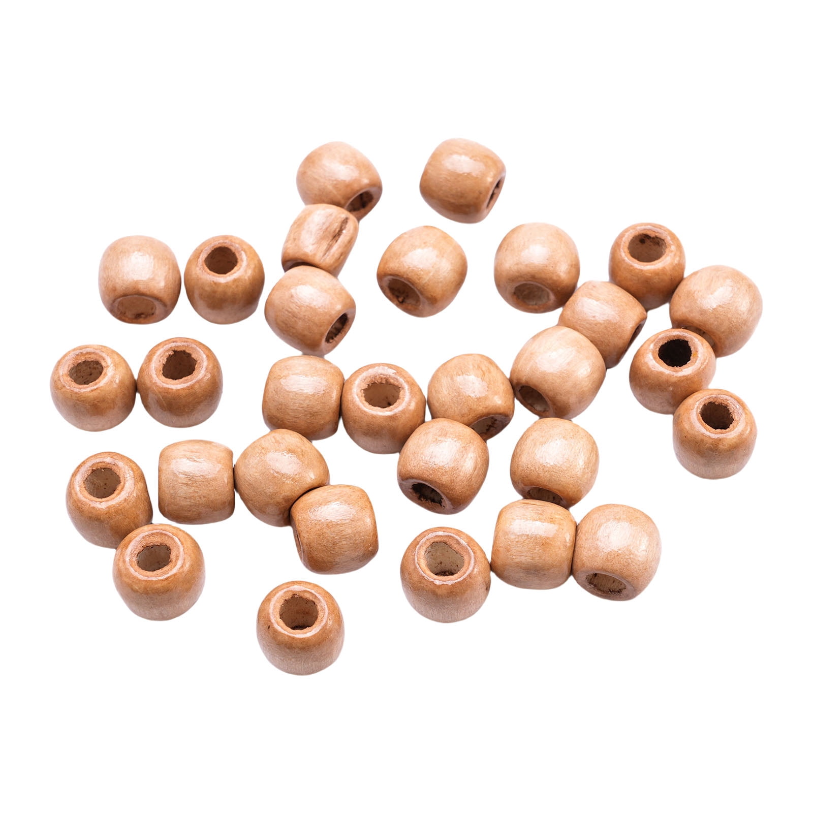 Large Hole Beads Natrual Beads Hair African Hair Rings Dreadlock ...