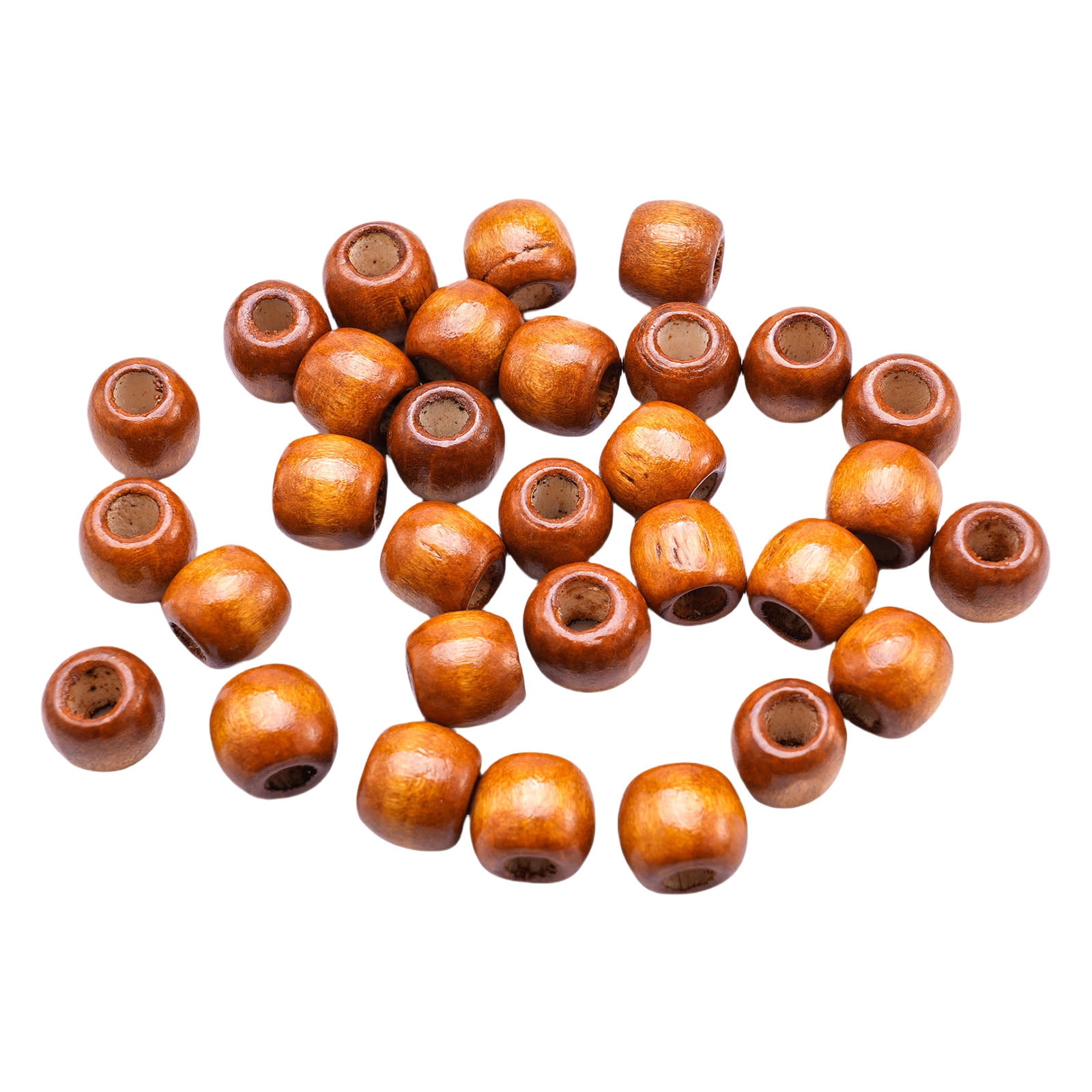 Large Hole Beads Natrual Beads Hair African Hair Rings Dreadlock ...