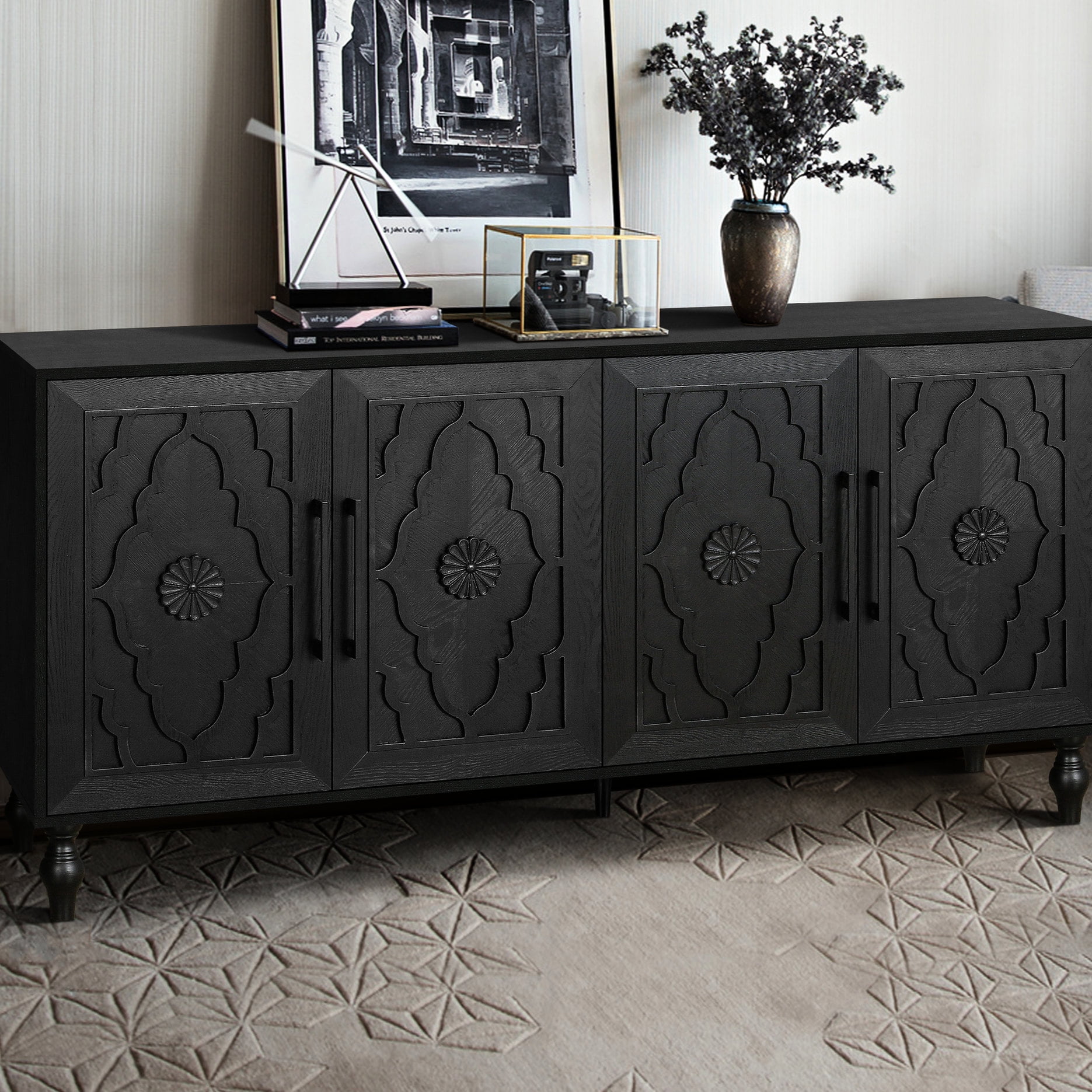 Large Home Storage Cabinet | For Living, Kitchen, Entrance Storage ...