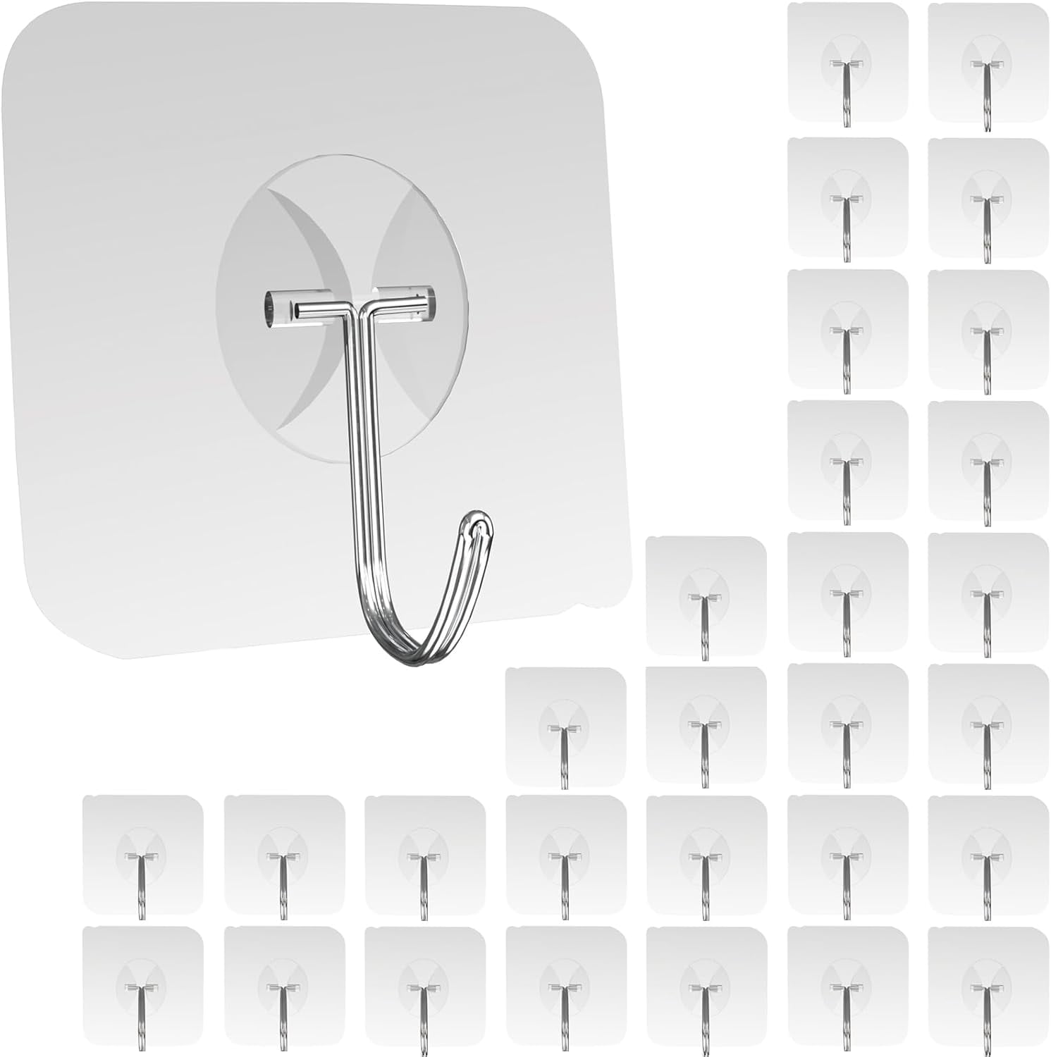 Large Hooks for Hanging Heavy-Duty , Wall Hangers Without Nails Self ...
