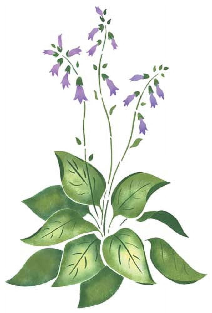 Large Hosta Wall Stencil SKU #1868 by Designer Stencils - Walmart.com