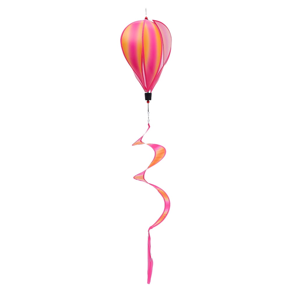 Large Hot Air Balloon Wind Spinners Outdoor Whirligig Rainbow Windsock ...