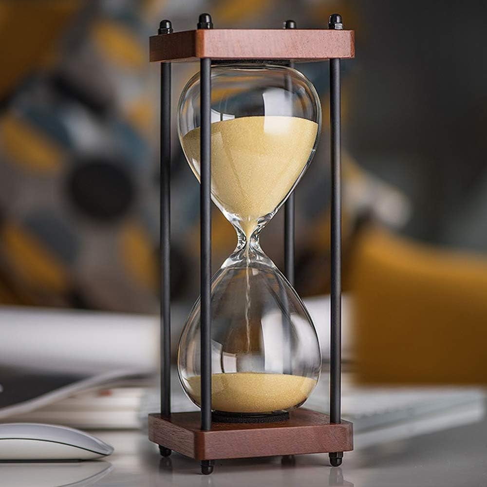 Large Hourglass Timer , Decorative Wooden Sandglass, Black - Walmart.com