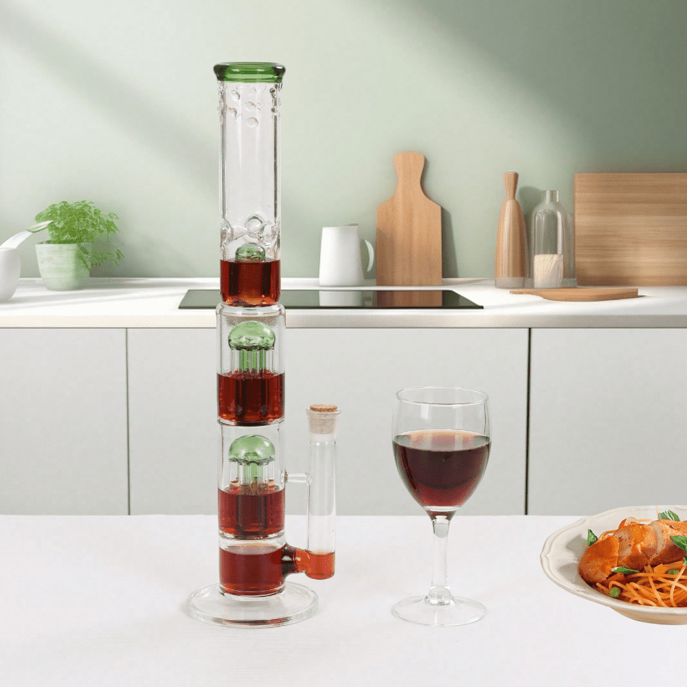 Large Household Filter Decanter, Double-Layer Tree Branch Filter, Glass ...