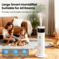 Large Humidifier for Bedroom, 8L/2.1Gal Ultrasonic Cool Mist, Remote ...