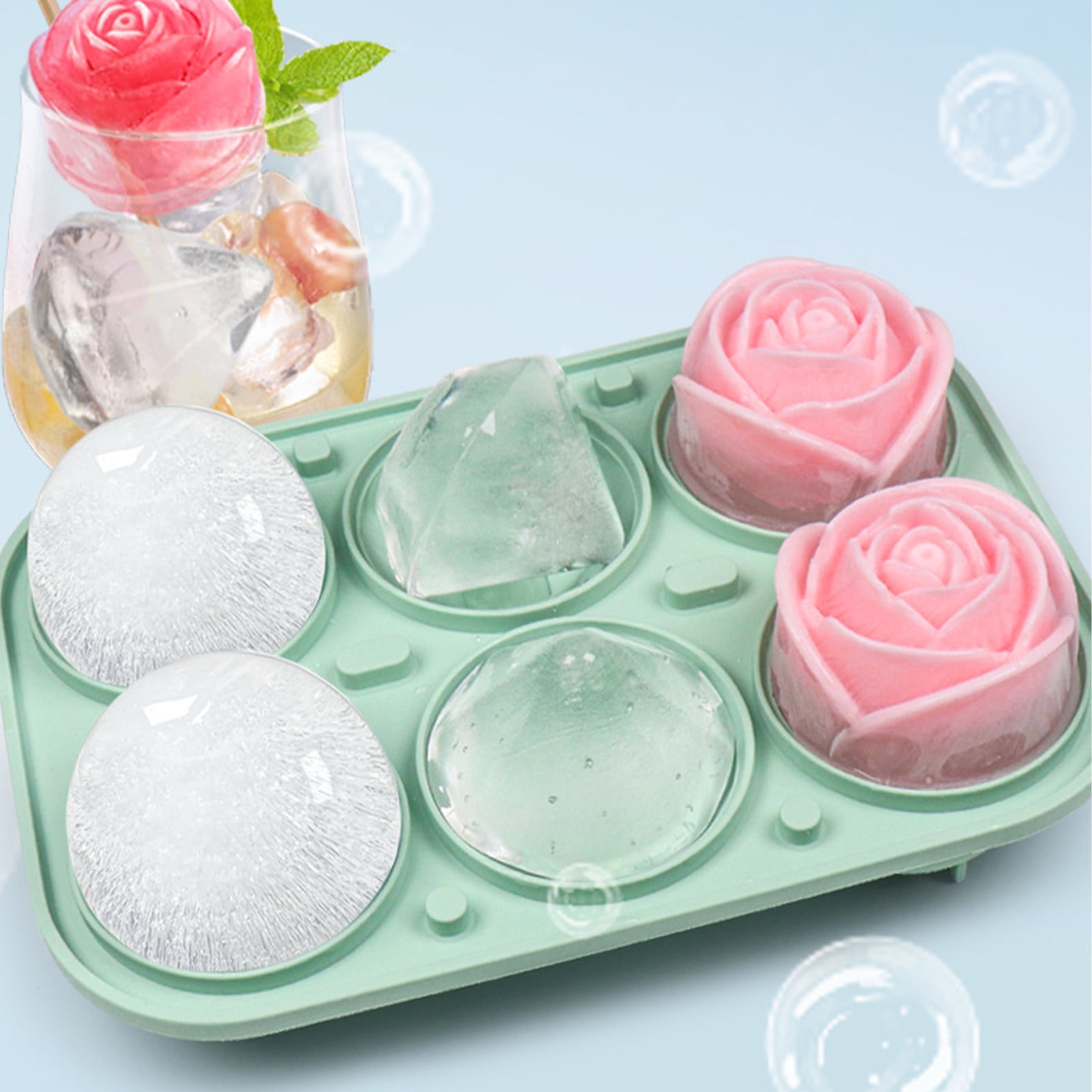 Large Ice Cube Tray for Whiskey, Ice Ball Maker for Cocktails, Ice ball ...