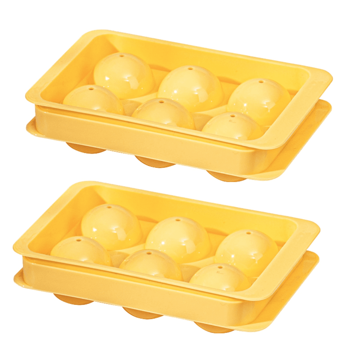 Large Ice Square Molds, 2 INCH Space-Saving Whiskey Mold, Leak-Free ...