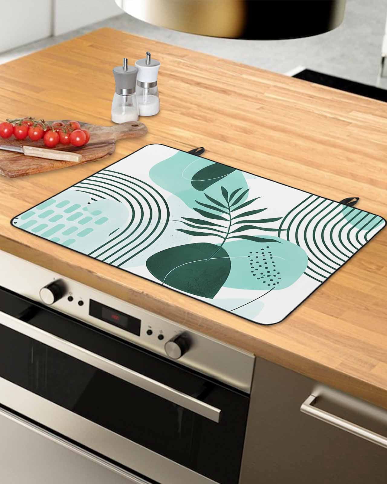 Large Induction Cooktop Protector Mat Boho Geometric Stove Top Covers ...