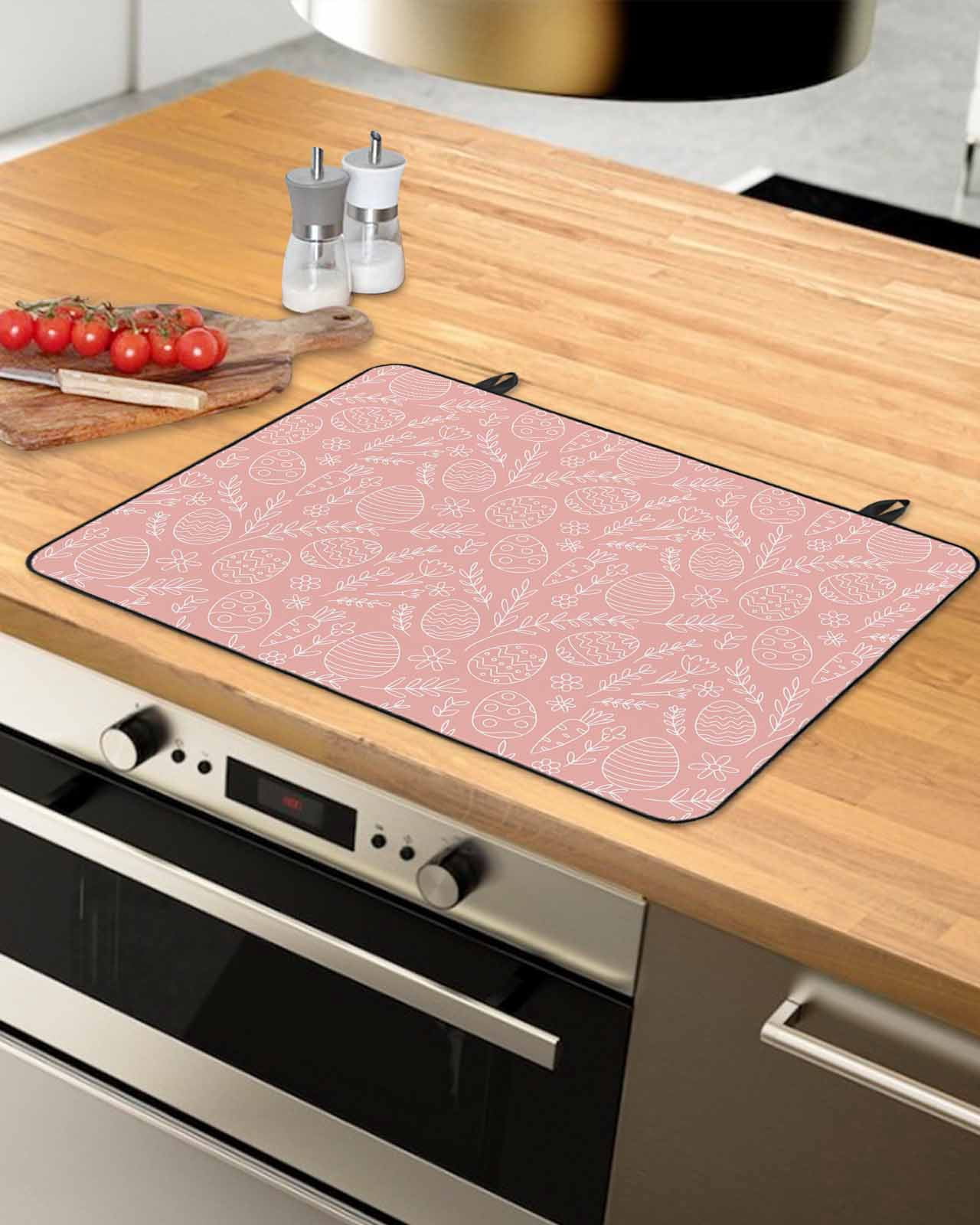 Large Induction Cooktop Protector Mat Easter Egg Stove Top Covers for ...