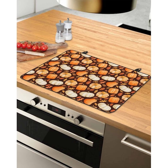 Large Induction Cooktop Protector Mat Fall Thanksgiving Stove Top ...