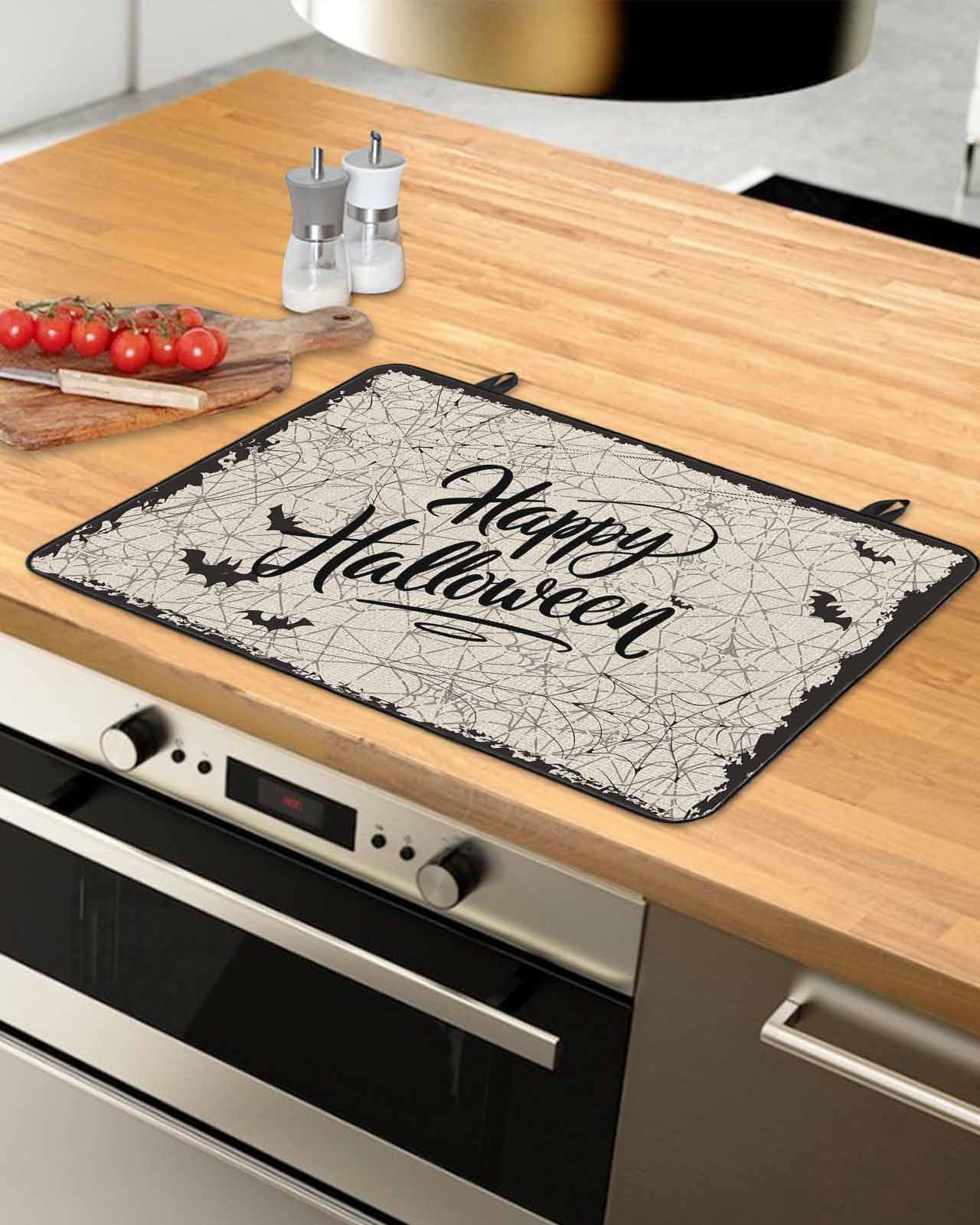 Large Induction Cooktop Protector Mat Happy Halloween Stove Top Covers ...