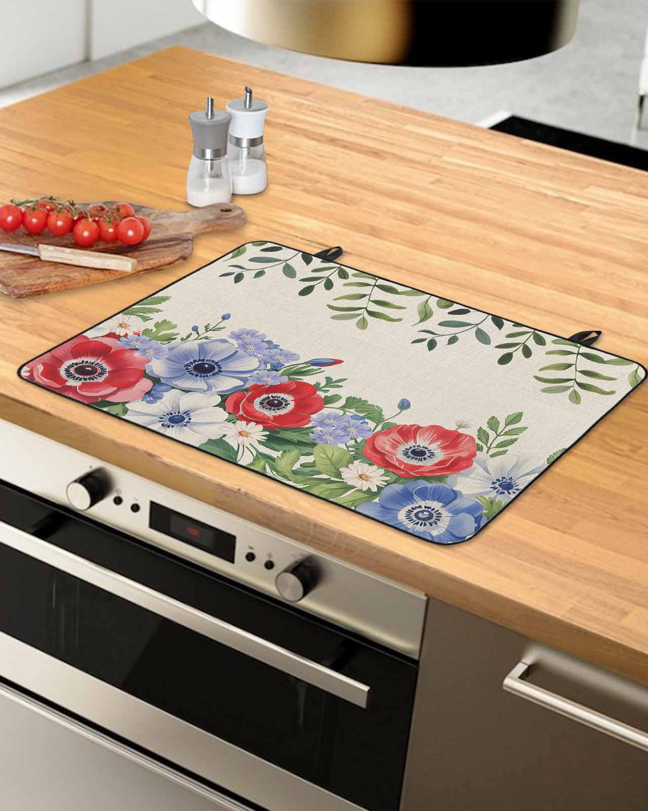 Large Induction Cooktop Protector Mat Independence Day Stove Top Covers ...