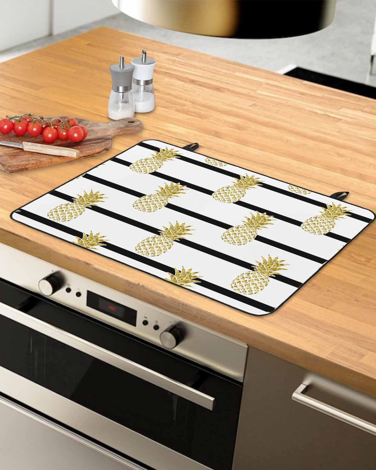 Large Induction Cooktop Protector Mat Pineapple Stove Top Covers for ...