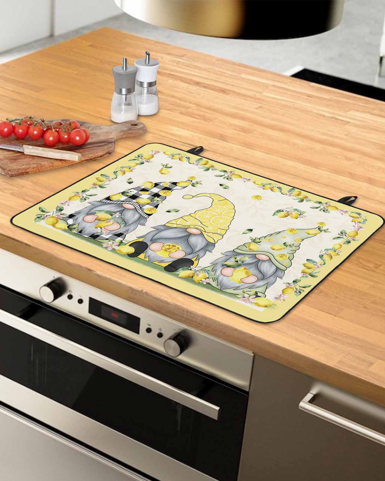 Large Induction Cooktop Protector Mat Summer Gnomes Stove Top Covers ...