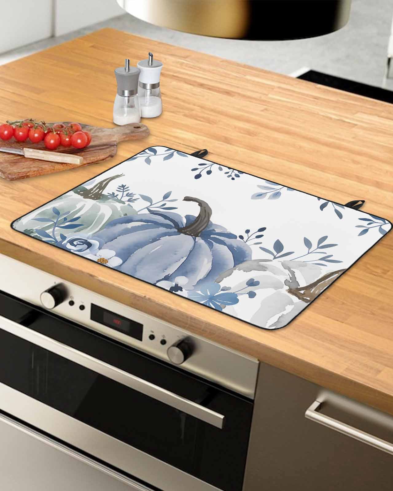 Large Induction Cooktop Protector Mat Thanksgiving Fall Stove Top ...