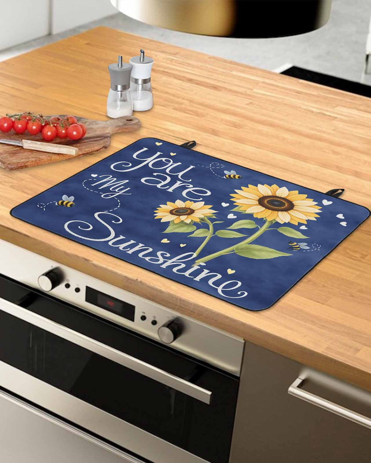 Large Induction Cooktop Protector Mat You Are My Sunshine Stove Top ...