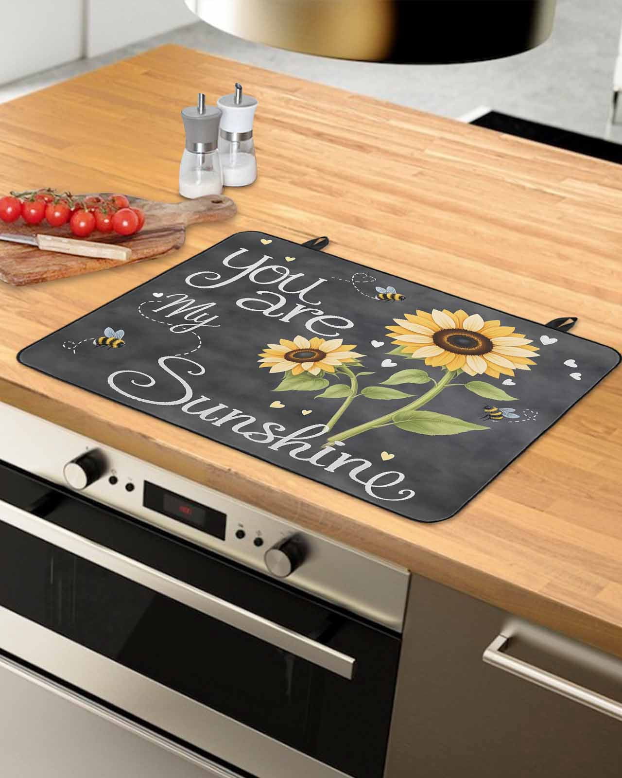 Large Induction Cooktop Protector Mat You Are My Sunshine Stove Top ...
