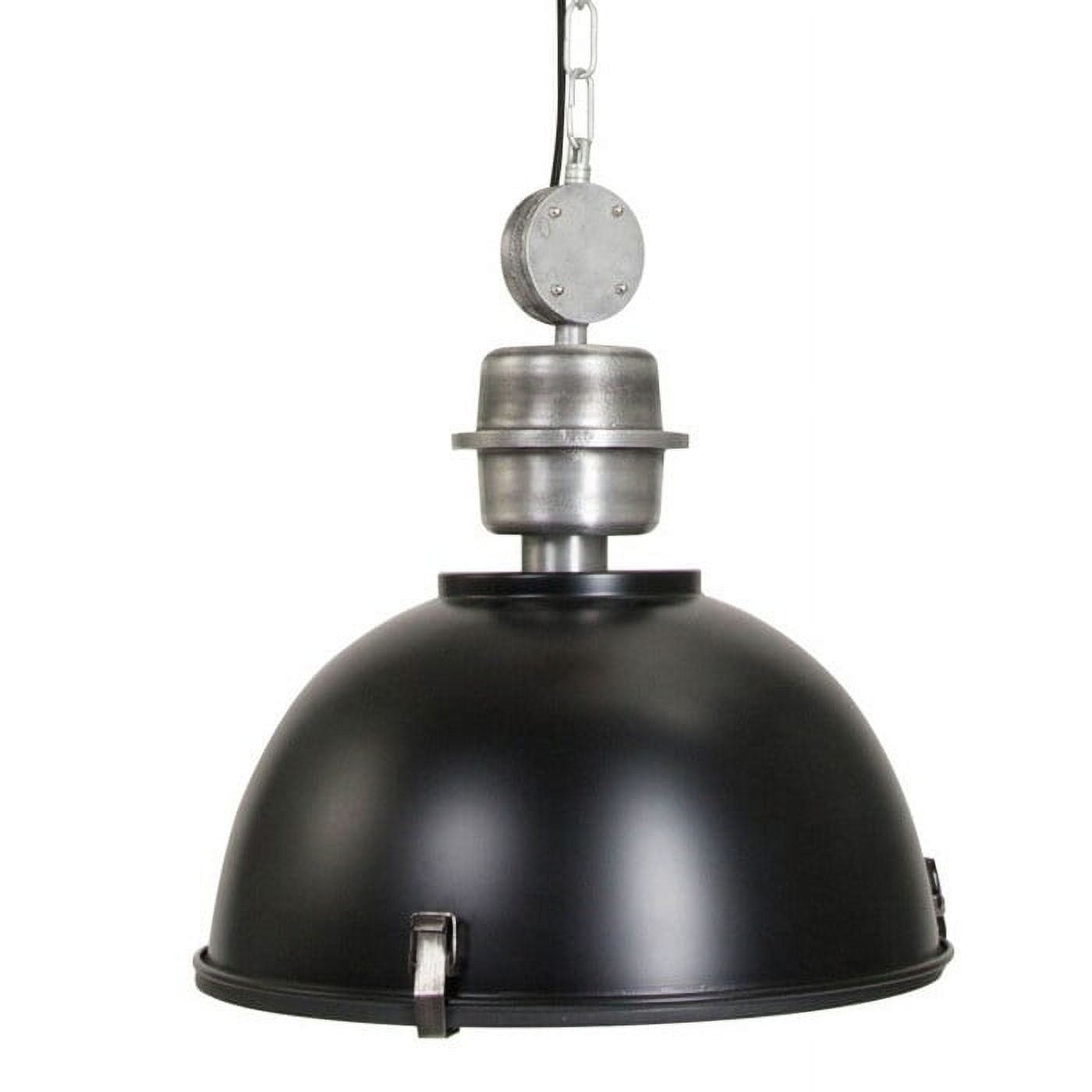 Grande Italian Industrial Warehouse Pendant Light 120V Design in Black ...