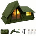 Large Inflatable Tent for 8-10 Person - 135 SQFT Inflatable Cabin Tents ...