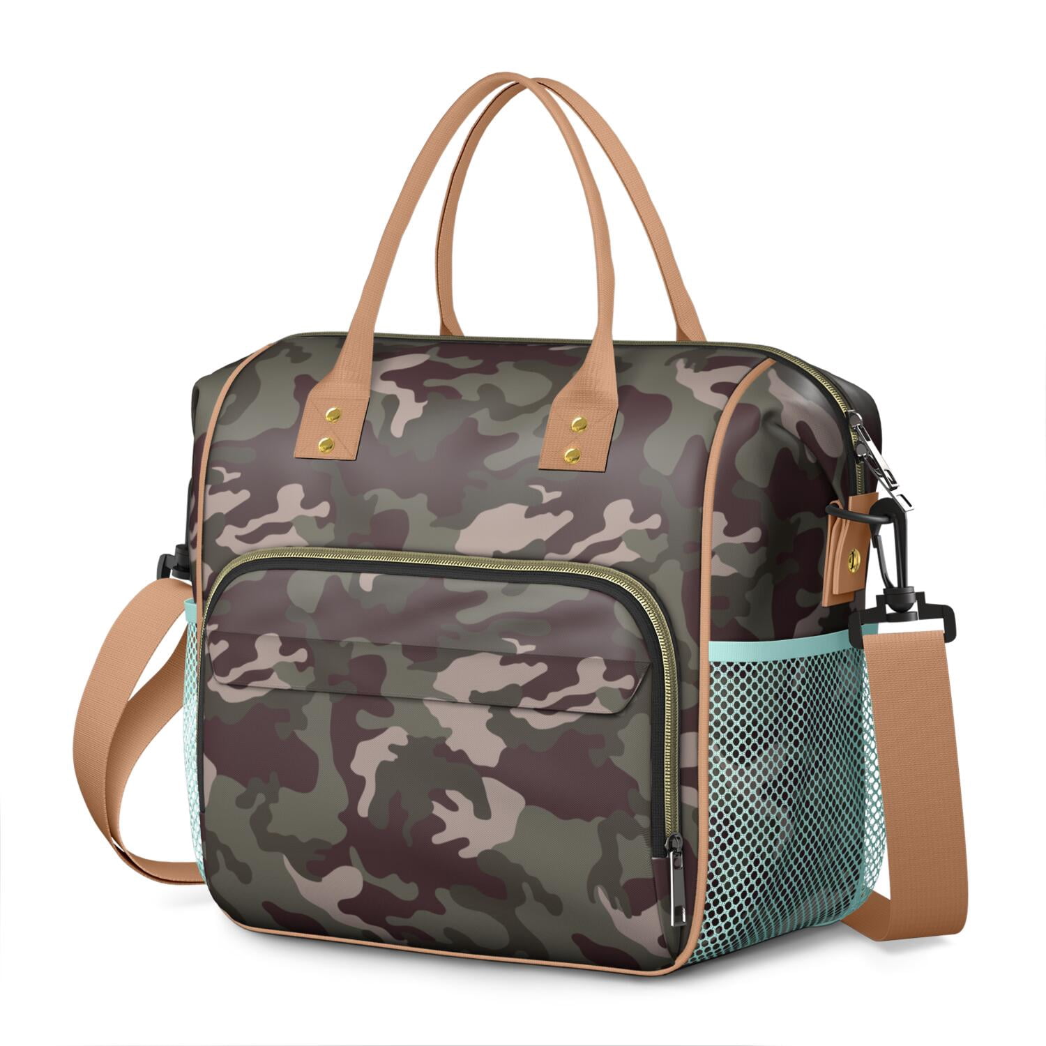 Large Insulated Camo Tote Bag - Leakproof Cooler Bag for Hunting ...
