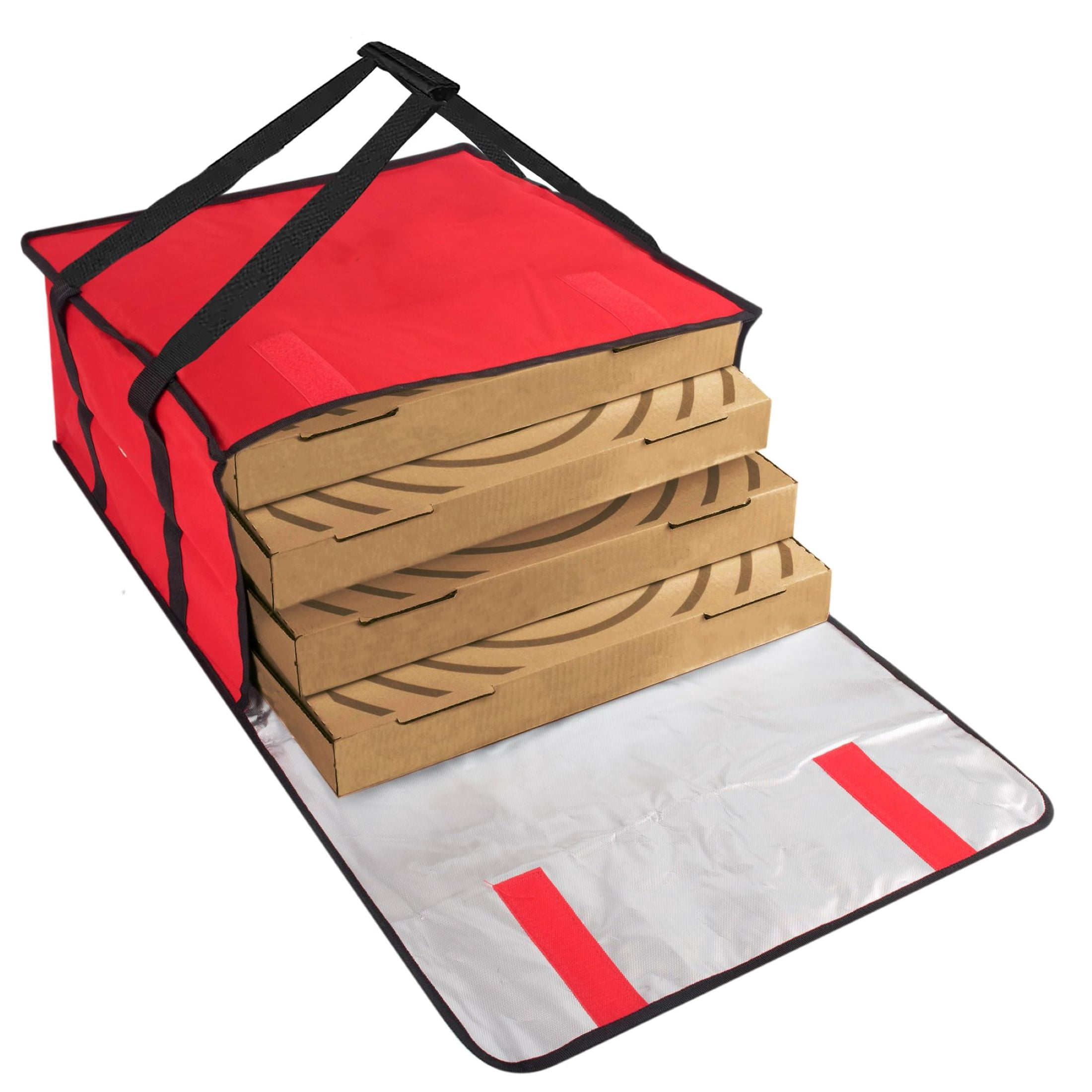 Trailmaker Insulated Pizza Carrier Bag, Holds 4 Large 18" Pizzas ...