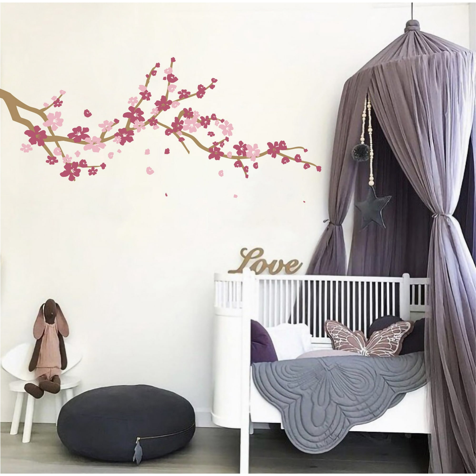 Cherry Blossom Tree Branch Wall Decal