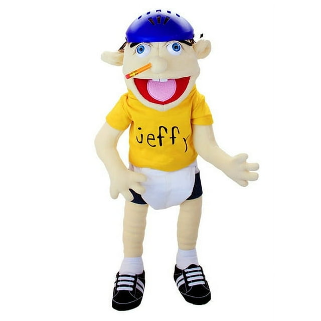 Jeffy Boy Large Hand Puppet Plush Toy, Soft Doll for Kids, Perfect ...