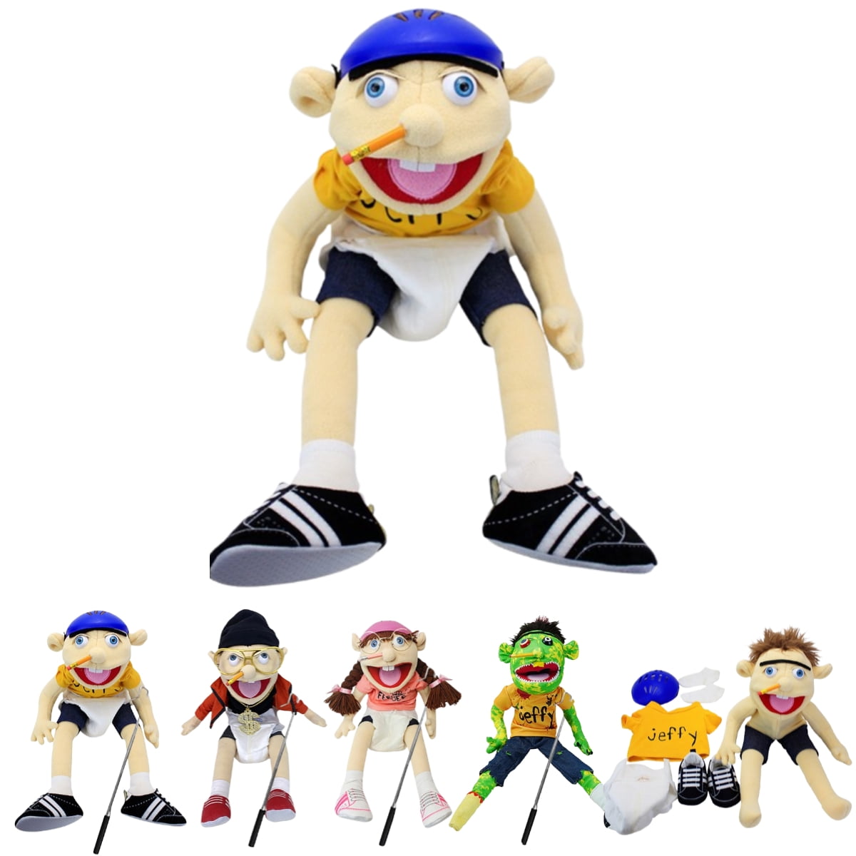 Large Jeffy Puppets Jeffy Puppet Soft Plush Hand Puppet, Cosplay, Hand ...