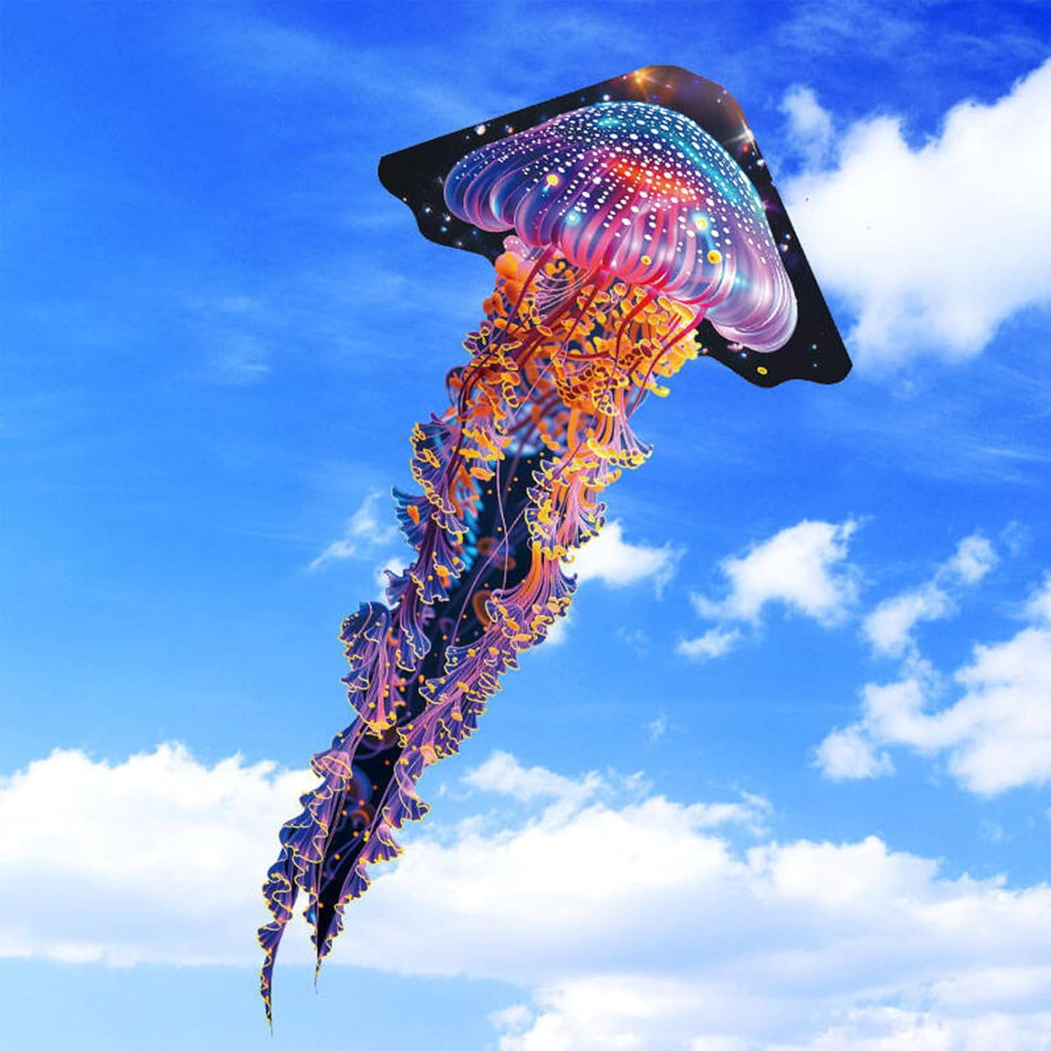 Large Jellyfish Kite for Kids Adults Beginner, 114 x 57 Inch Single ...