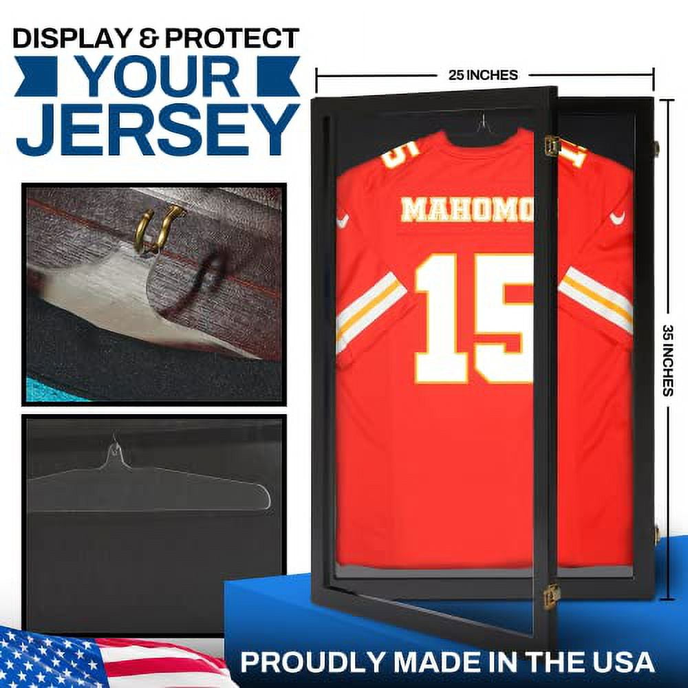 Large Jersey Display Case - Crystal Clear Acrylic Jersey Frame for ...