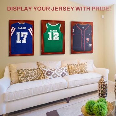 Large Jersey or Uniform Frame Display Case Cabinet Shadow Box - Walmart.com