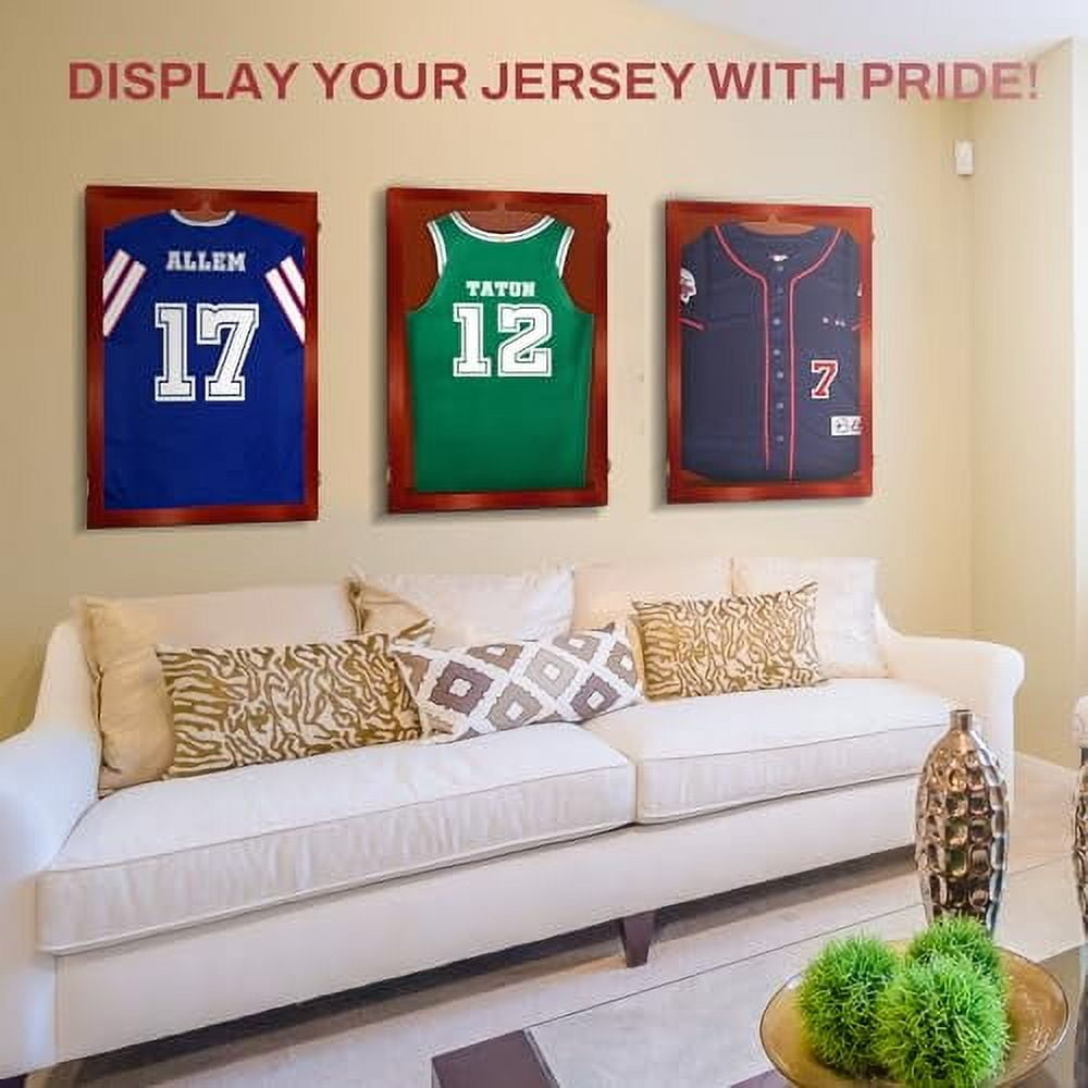 Large Jersey Display Case - Crystal Clear Acrylic Jersey Frame for ...