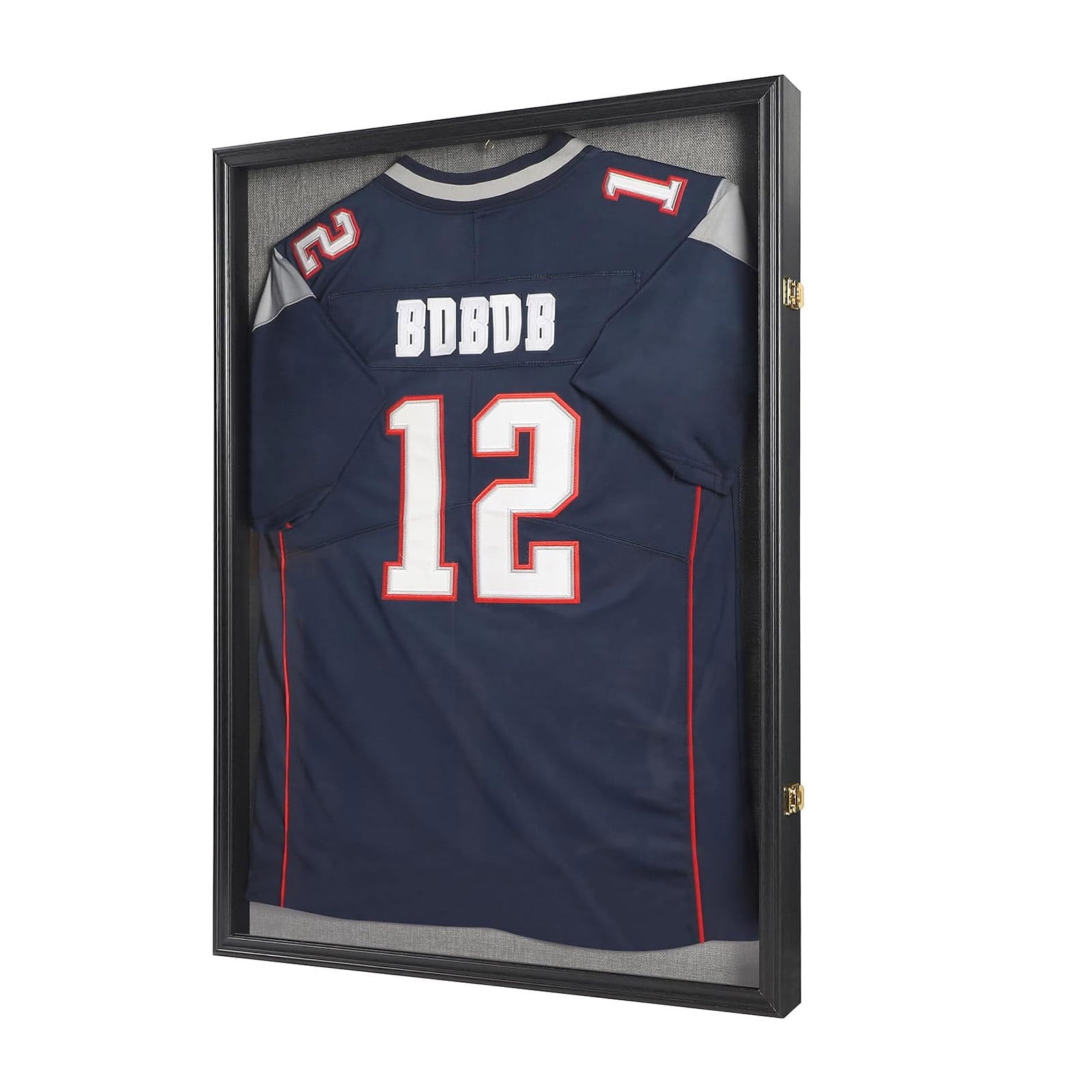 Large Jersey Frame Display Case Lockable with UV Protection and Metal ...
