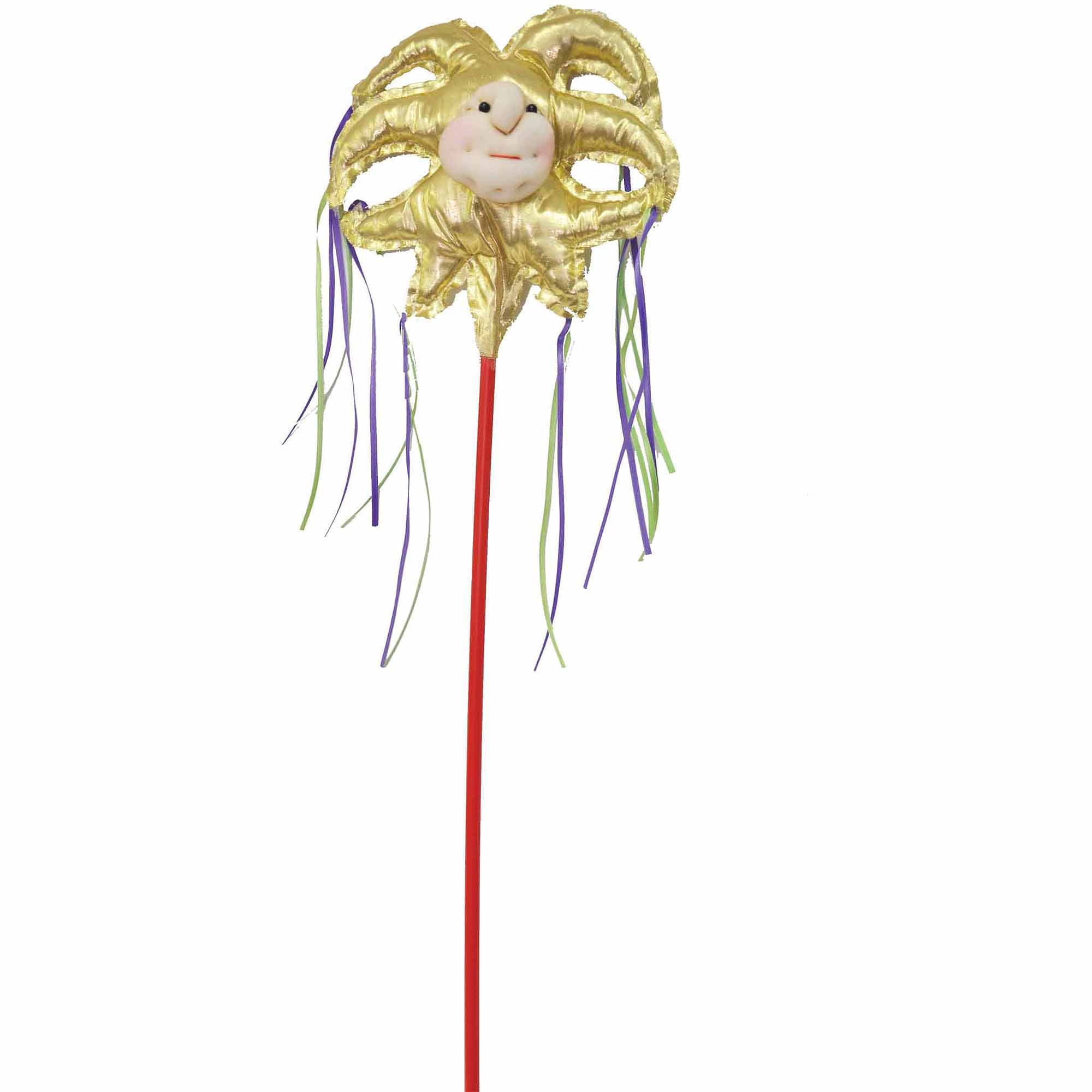 Large Jester Scepter Adult Halloween Accessory - Walmart.com