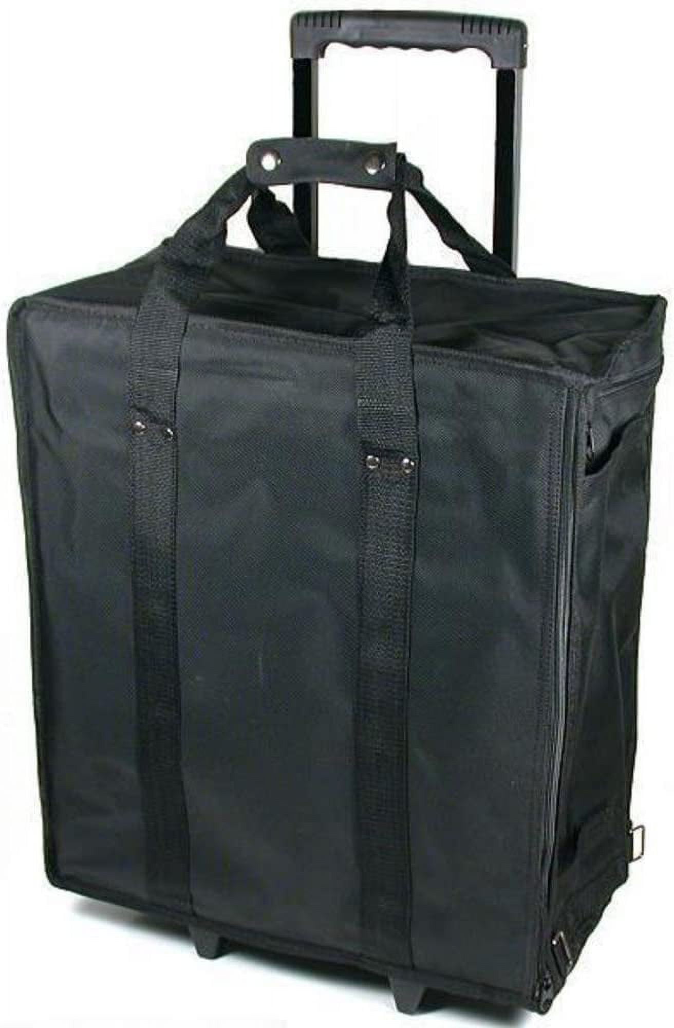 Large Jewelry Display Box Black Carrying Case w/Wheels - Walmart.com