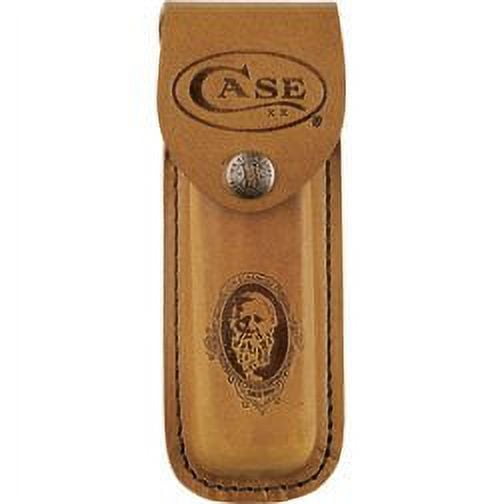 Case XX Large Job Case Sheath, Brown Leather, Fits Folding Knife Up to ...