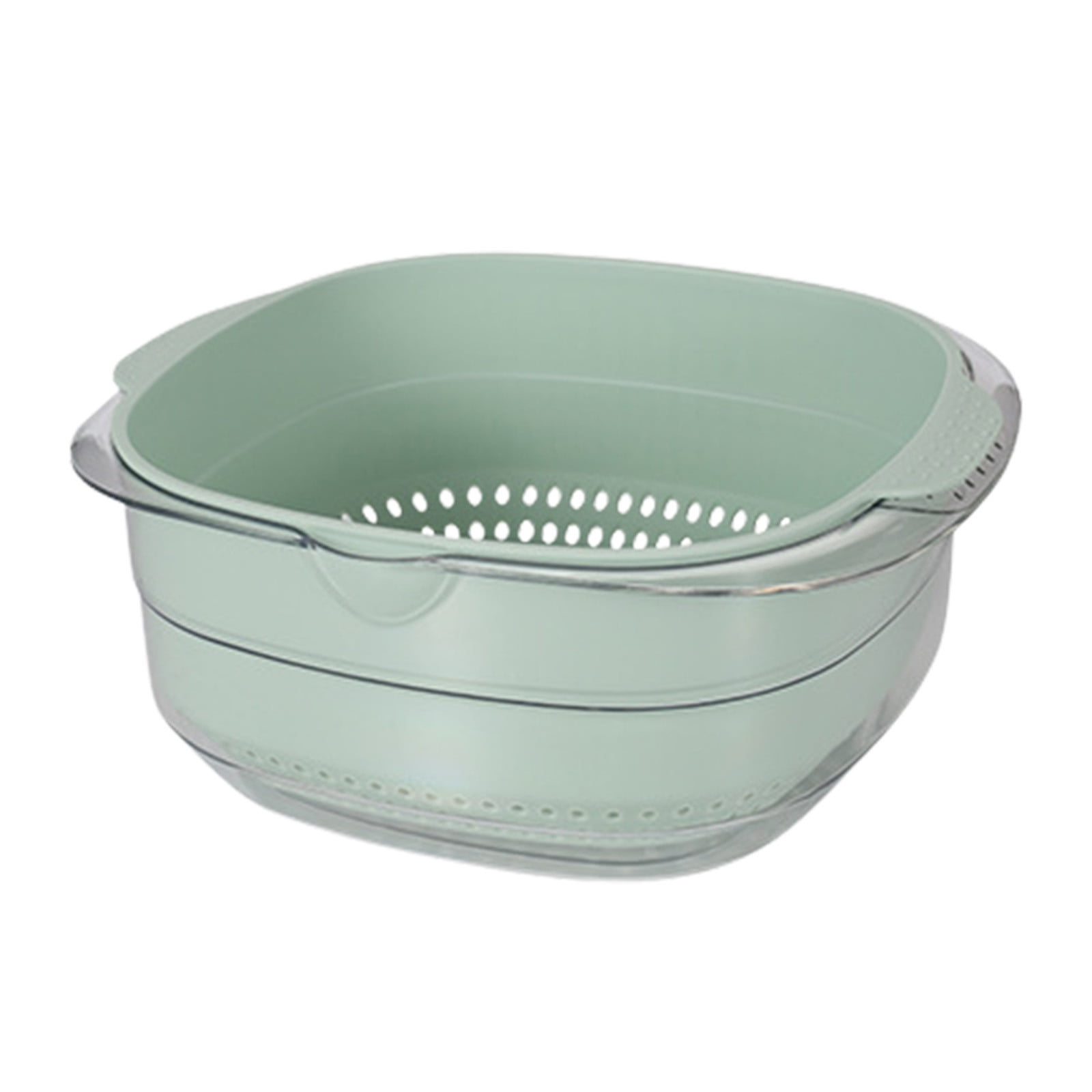Large Kitchen Strainer Colander Bowl Sets, 2-in-1 Multifunctional ...