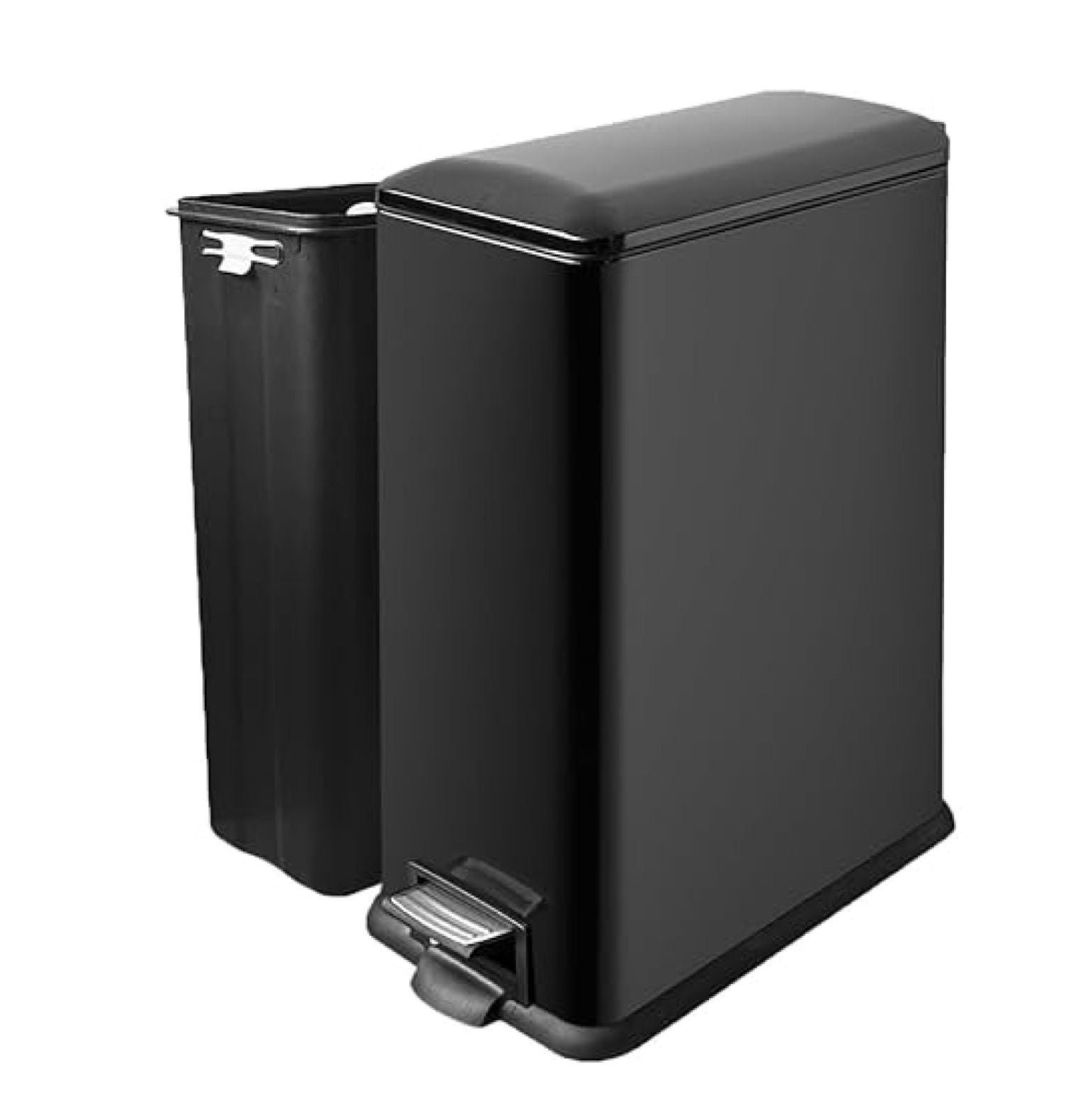 Large Kitchen Trash Can with Lid, Step On Trash Bin, Big Garbage Can ...