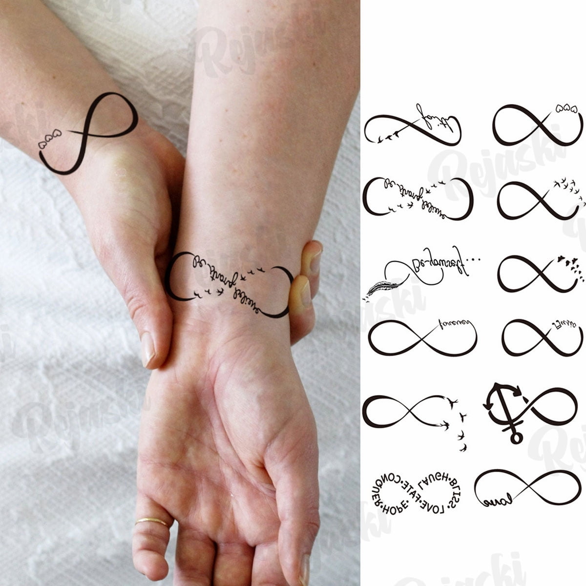 Large Knight Compass Temporary Tattoos For Men Women Realistic Eagle ...