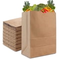 Stock Your Home Large Kraft Brown Paper Grocery Bags for Bulk Shopping ...