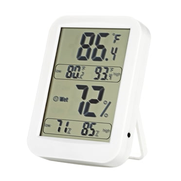 Indoor Outdoor Thermometer 2 in 1 Temperature Humidity Gauge Analog ...