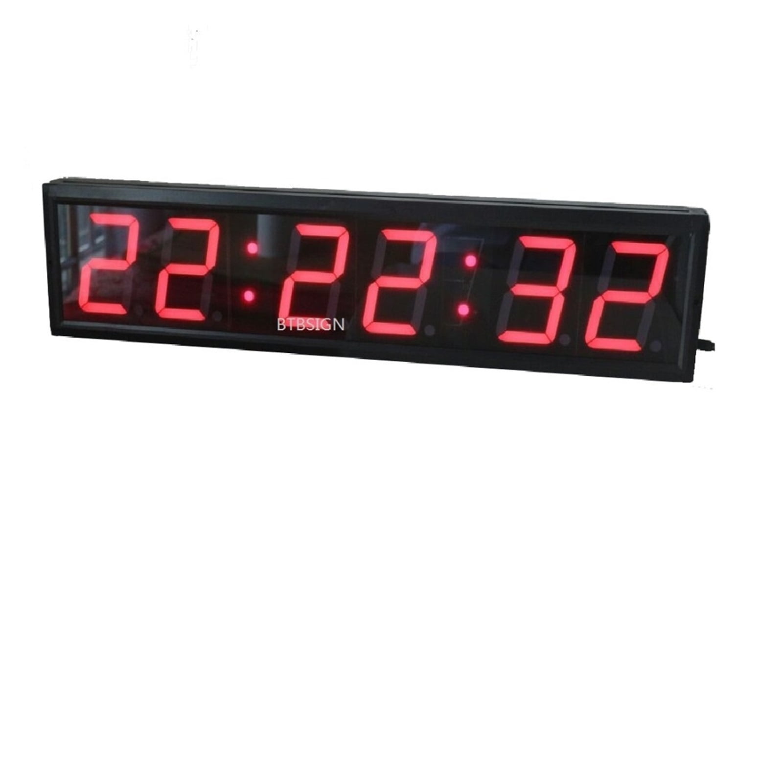 Large LED Countdown Timer Stopwatch With Wired Big Button and Wireless Remote Obstacle Course ...