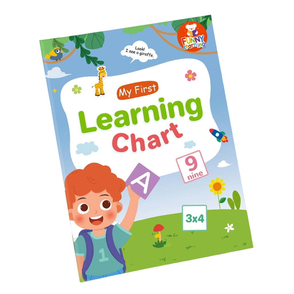 Large Language Learning Poster For Preschooler Beginner 28.7x21cm Kids ...