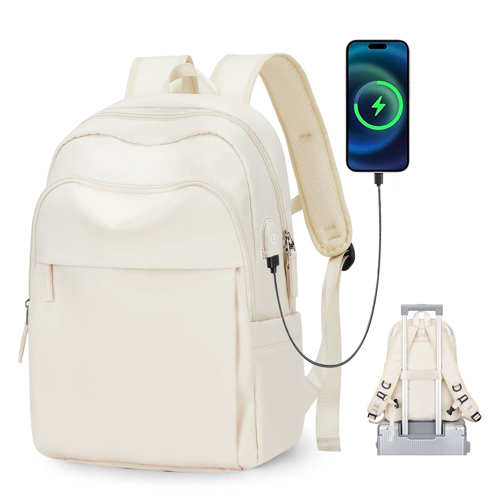 Large Laptop Backpack, Carry On College Computer Backpack , Casual ...