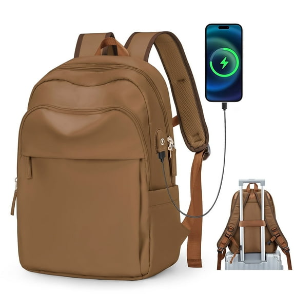 Large Laptop Backpack with USB Port, Durable College Bag, Fits 15.6 ...