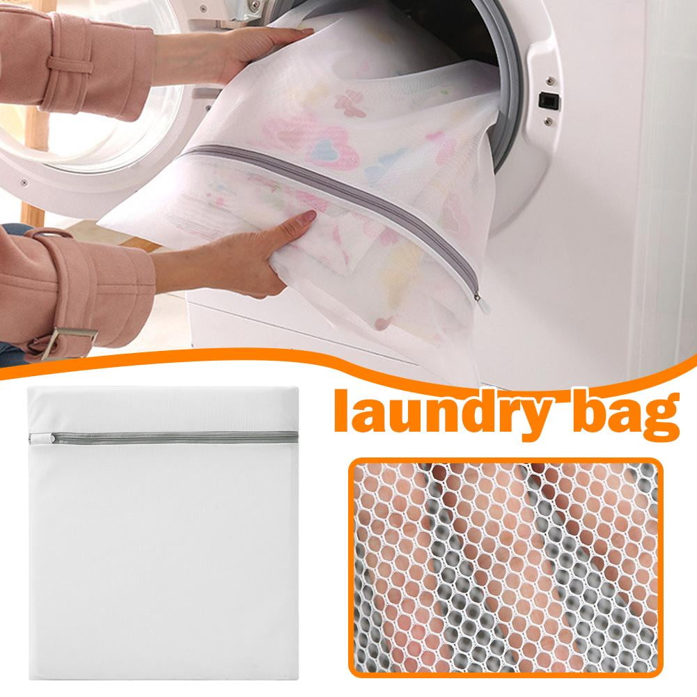 Large Laundry Bags Mesh Wash Bags, Mesh Storage Bags with Zipper ...