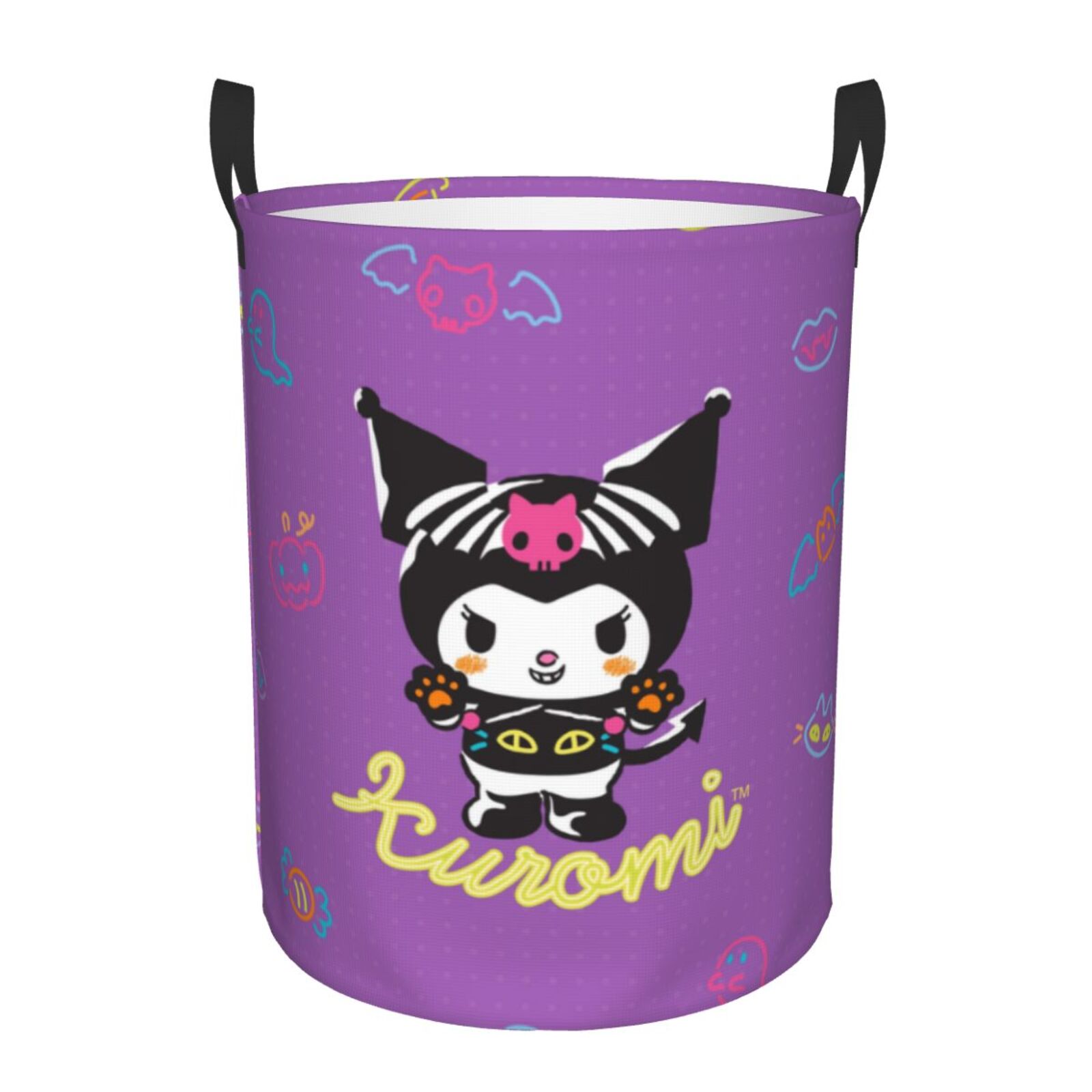 Large Laundry Basket with Handle, Kuromi and My Melody Collapsible ...