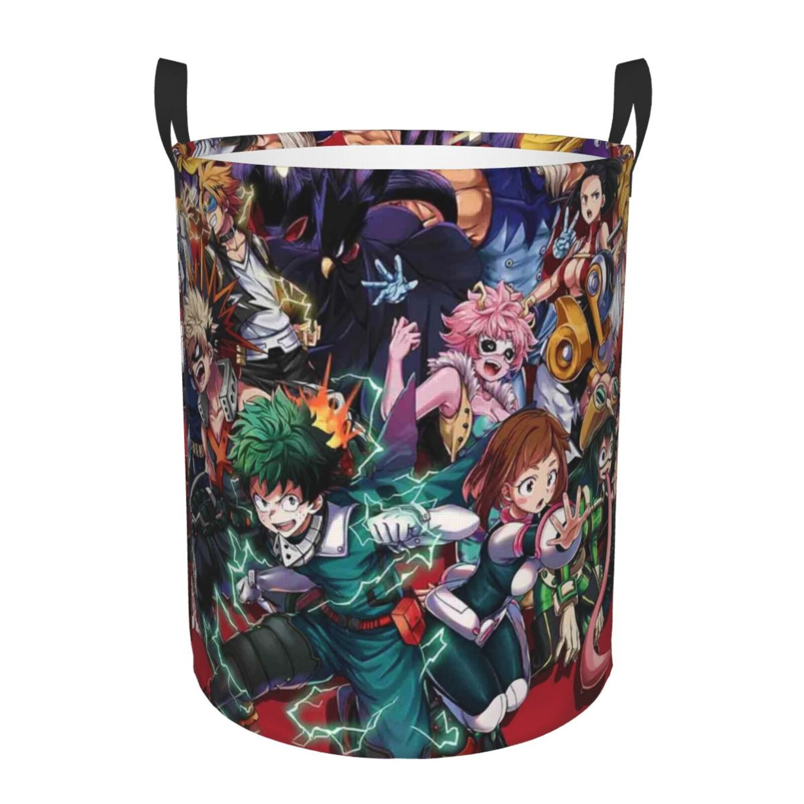 Large Laundry Basket with Handle, My Hero Academia Collapsible Laundry ...