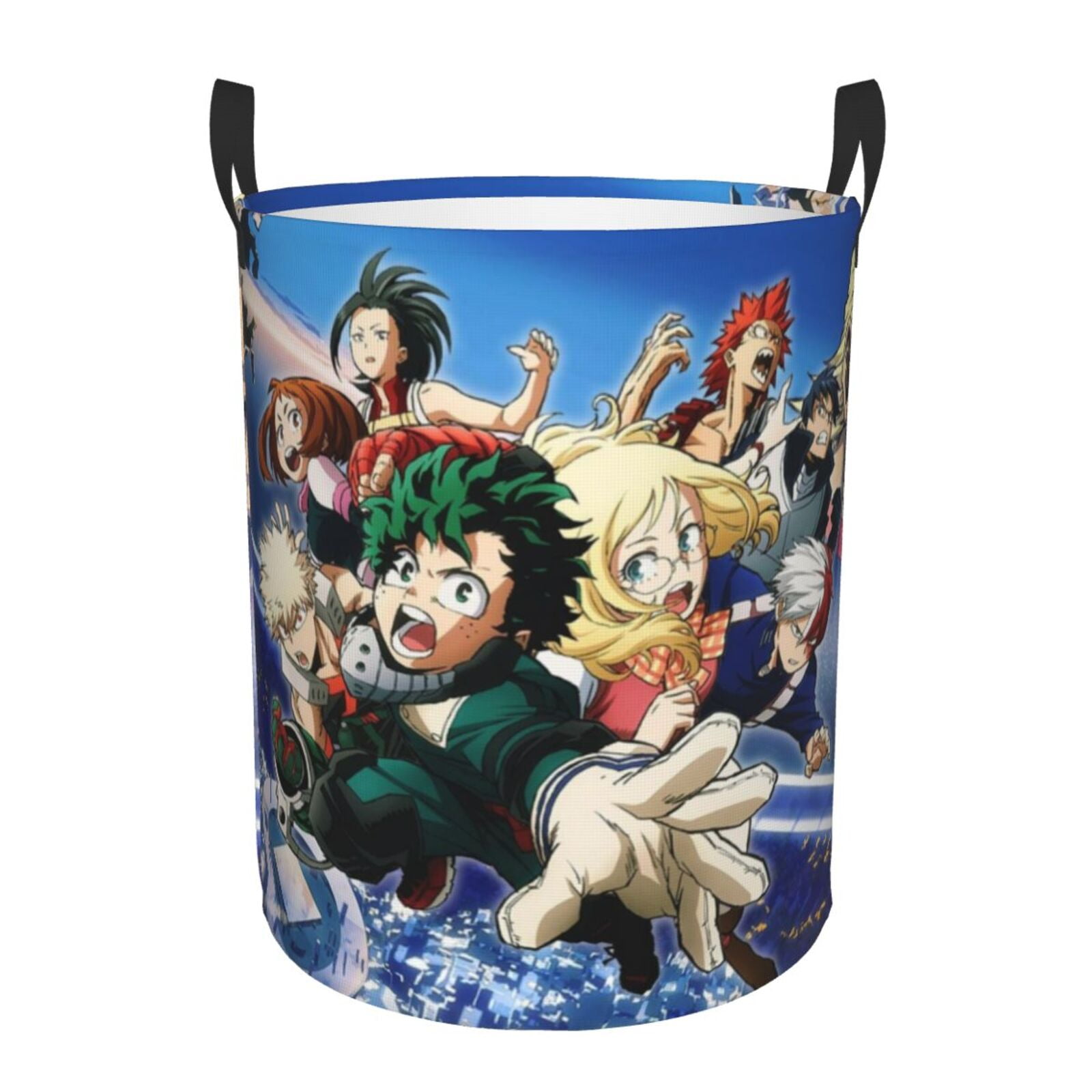 Large Laundry Basket with Handle, My Hero Academia Collapsible Laundry ...