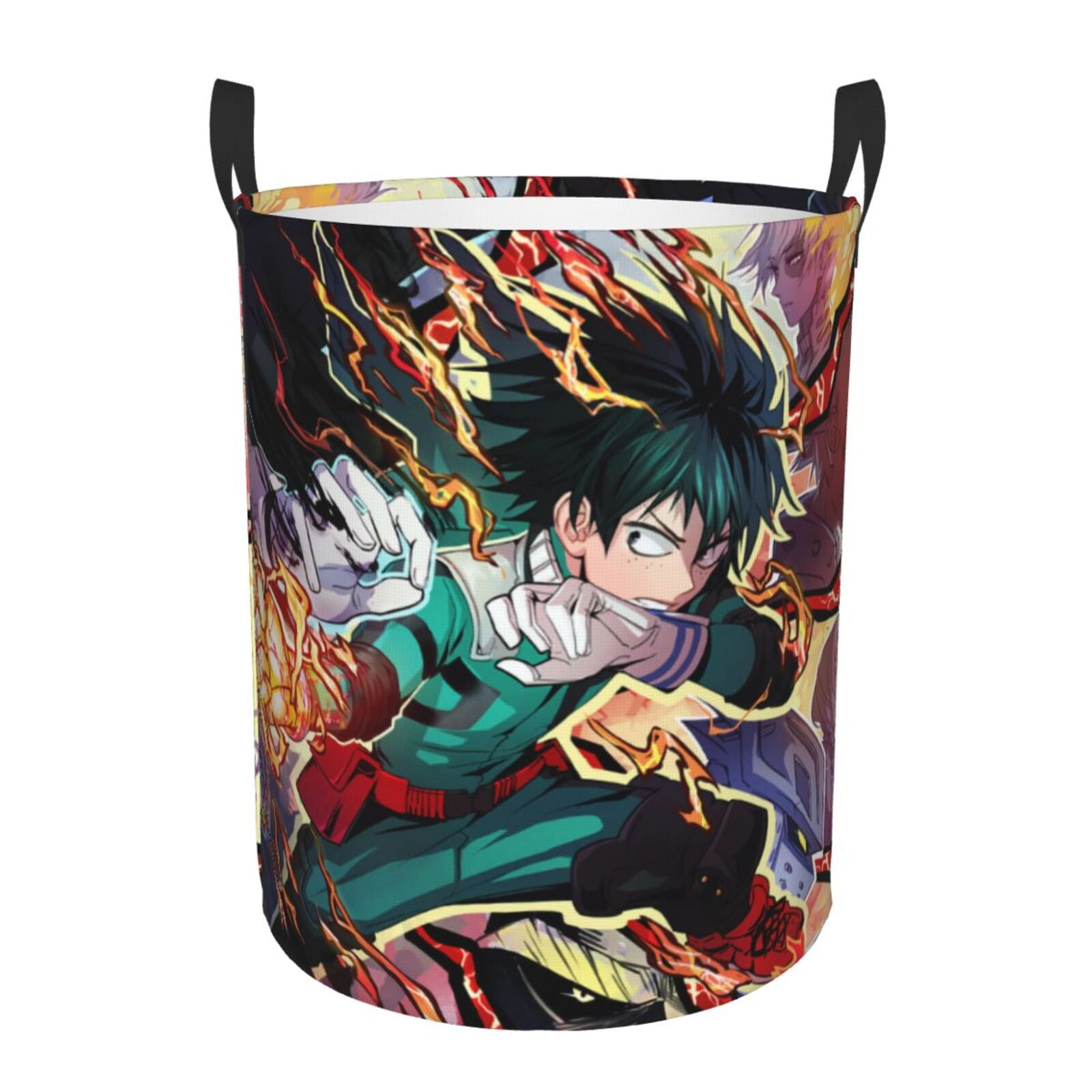 Large Laundry Basket with Handle, My Hero Academia Collapsible Laundry ...